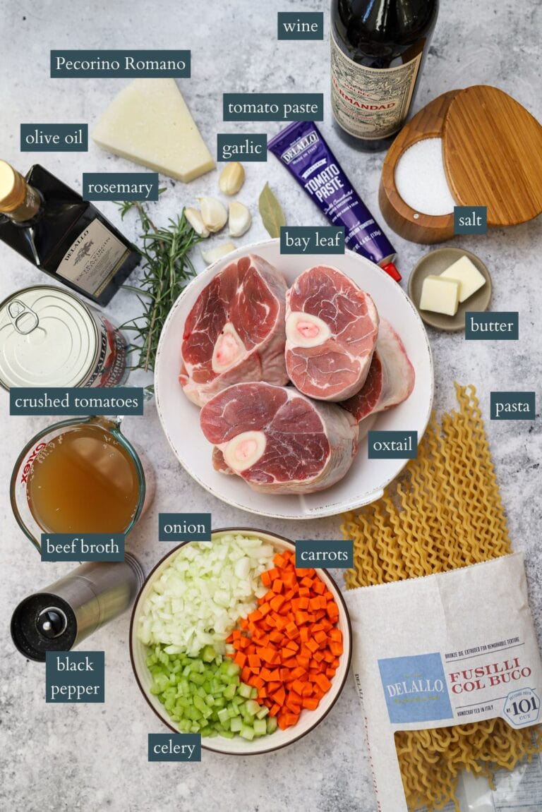 Slow-Braised Oxtail Ragu Pasta Sauce - Well Seasoned Studio