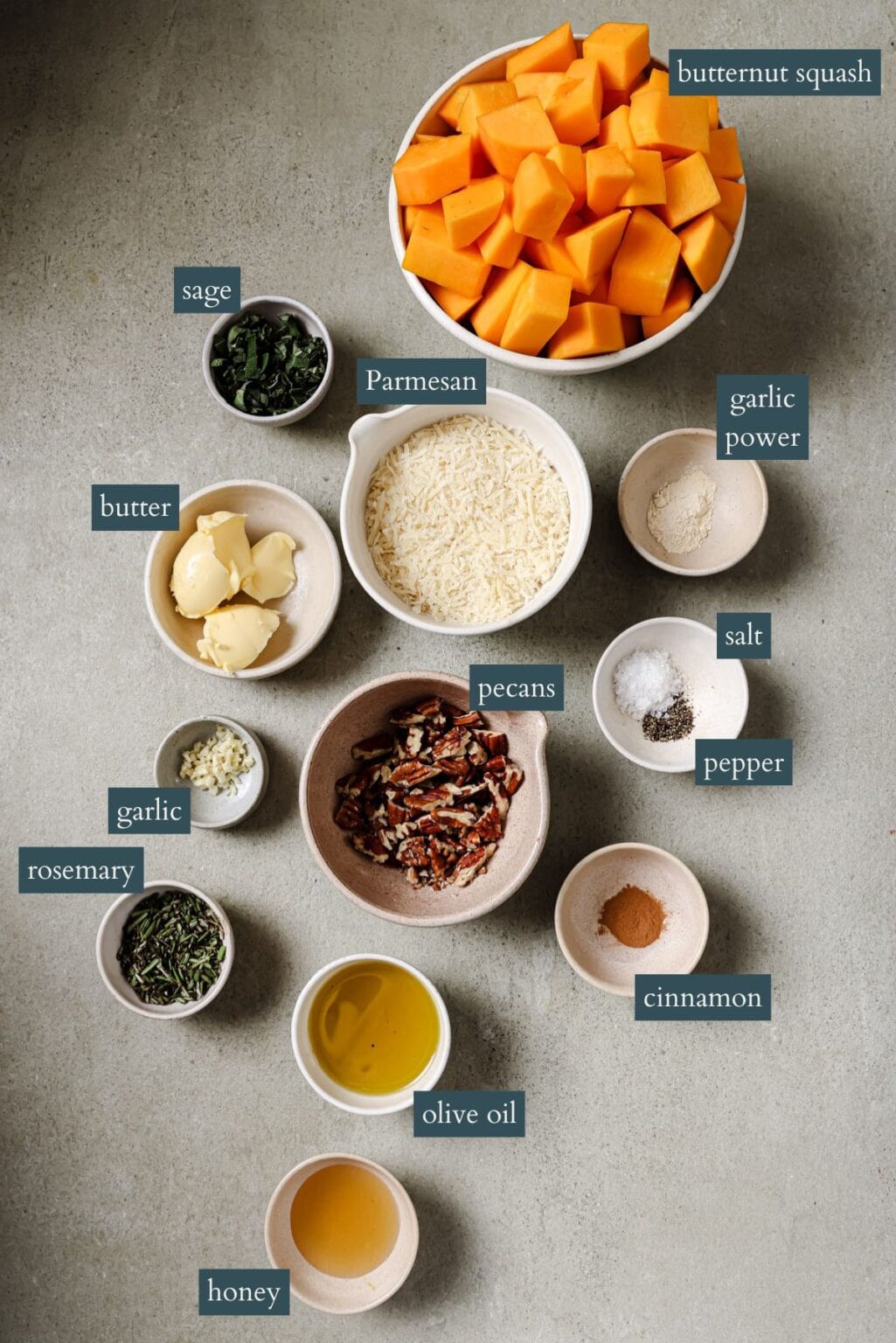 Parmesan-Roasted Butternut Squash with Pecans - Well Seasoned Studio