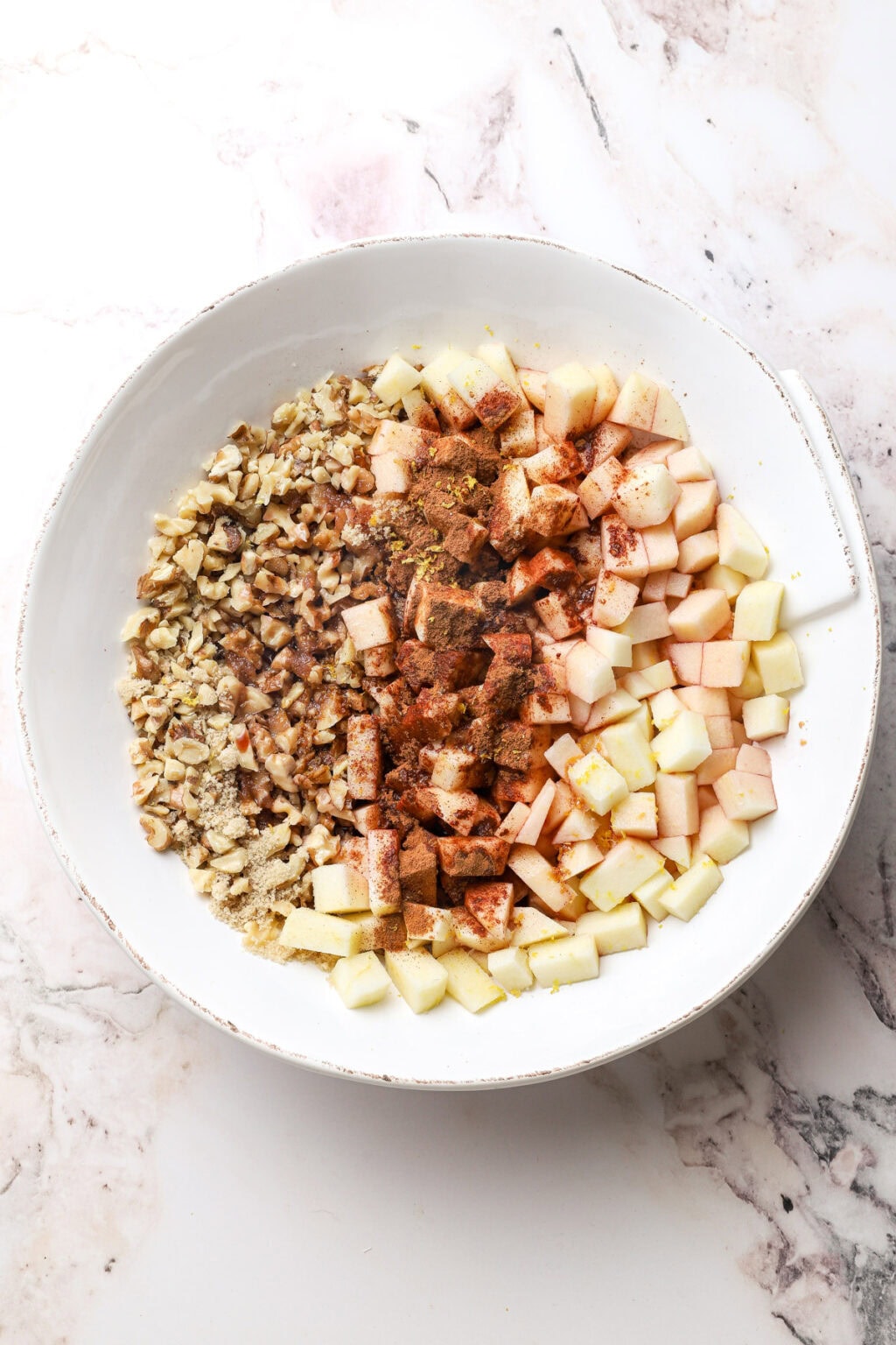 Traditional Apple & Walnut Charoset for Passover - Well Seasoned Studio