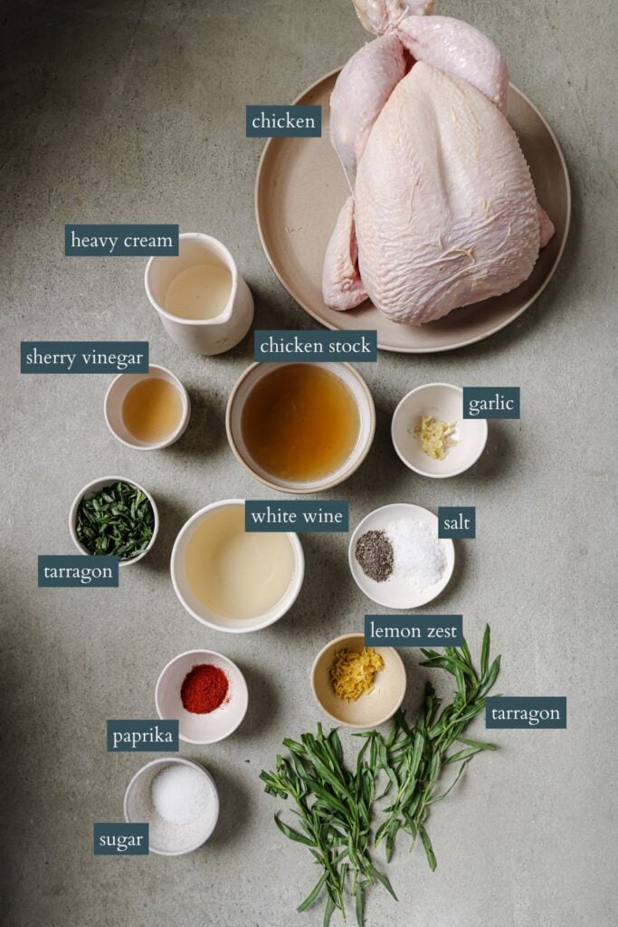 Roast Tarragon Chicken with Crispy Skin - Well Seasoned Studio