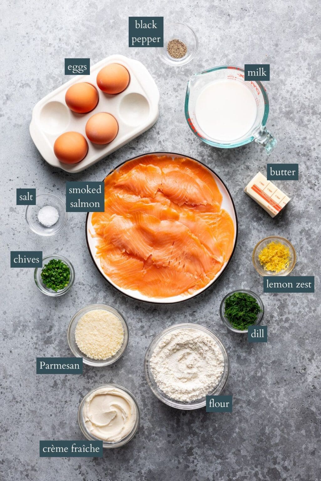 Smoked Salmon Dutch Baby with Crème Fraîche - Well Seasoned Studio