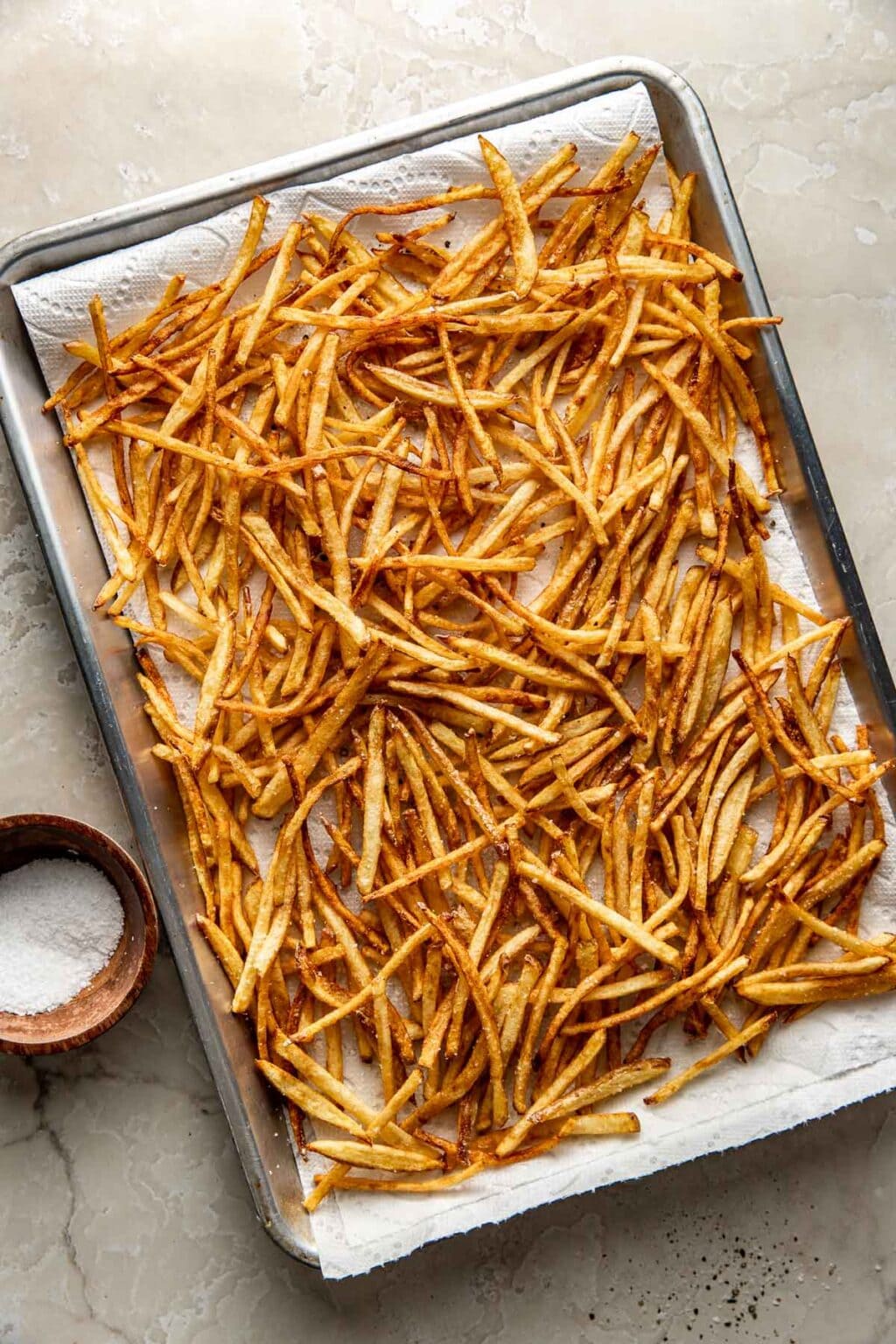 Crispy Twice-Fried French Fries (Pommes Frites) - Well Seasoned Studio