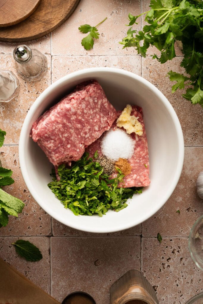 Juicy Ground Lamb Burgers with Tzatziki - Well Seasoned Studio
