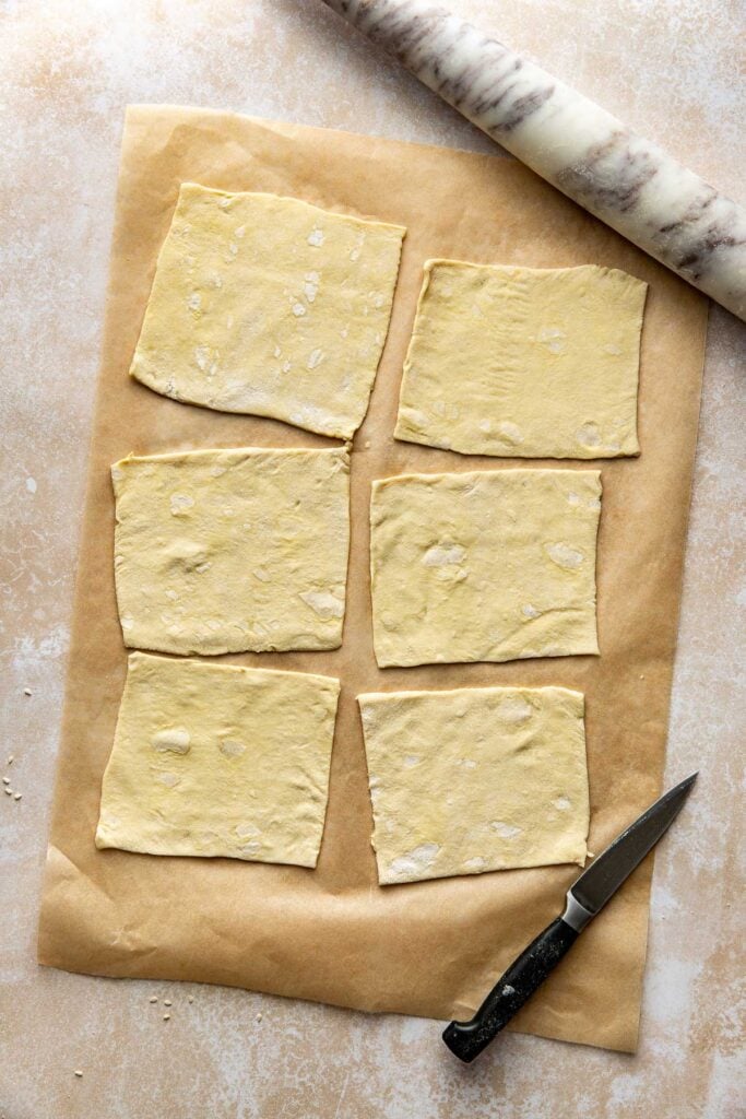 Savory Israeli Cheese Bourekas with Puff Pastry - Well Seasoned Studio