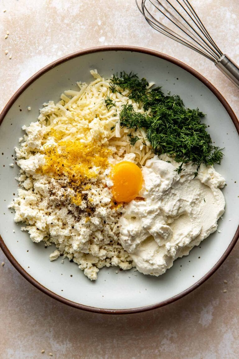 Savory Israeli Cheese Bourekas with Puff Pastry - Well Seasoned Studio