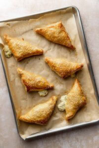 Savory Israeli Cheese Bourekas with Puff Pastry - Well Seasoned Studio
