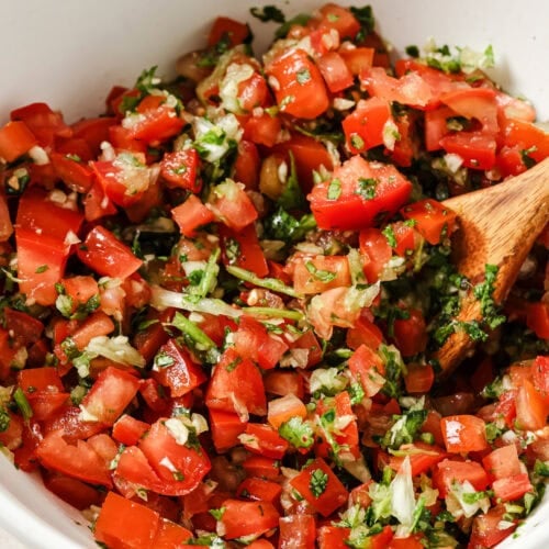Fresh Pico De Gallo (with Food Processor Shortcut!) - Well Seasoned Studio