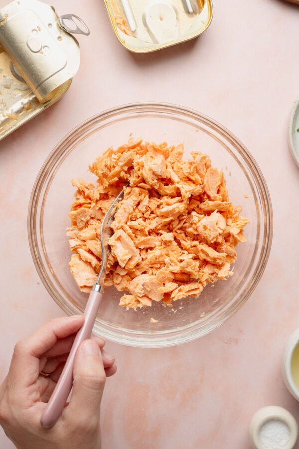 Creamy Hot-Smoked Salmon Salad with Canned Salmon - Well Seasoned Studio