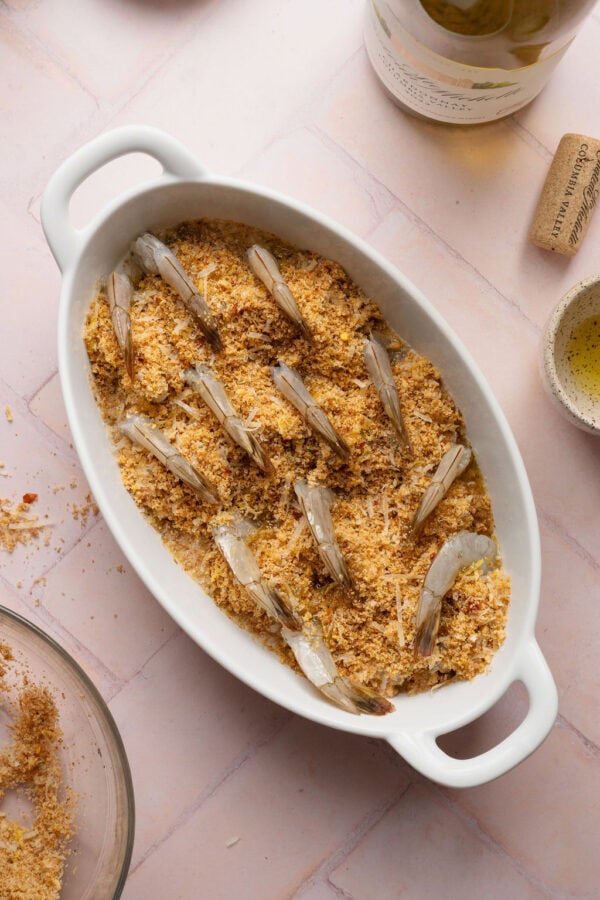 Oven-Roasted Shrimp Oreganata with Parmesan - Well Seasoned Studio