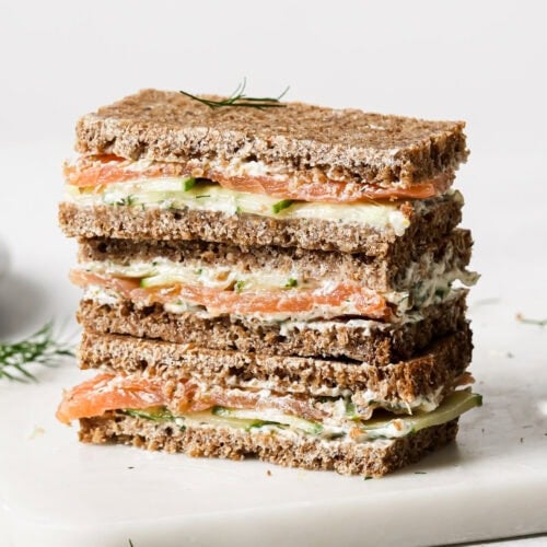 Irresistibly Elegant Smoked Salmon Tea Sandwiches - Well Seasoned Studio