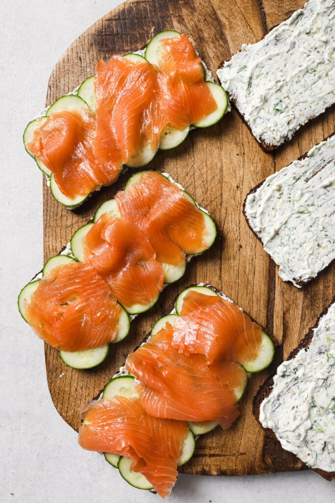 Irresistibly Elegant Smoked Salmon Tea Sandwiches - Well Seasoned Studio