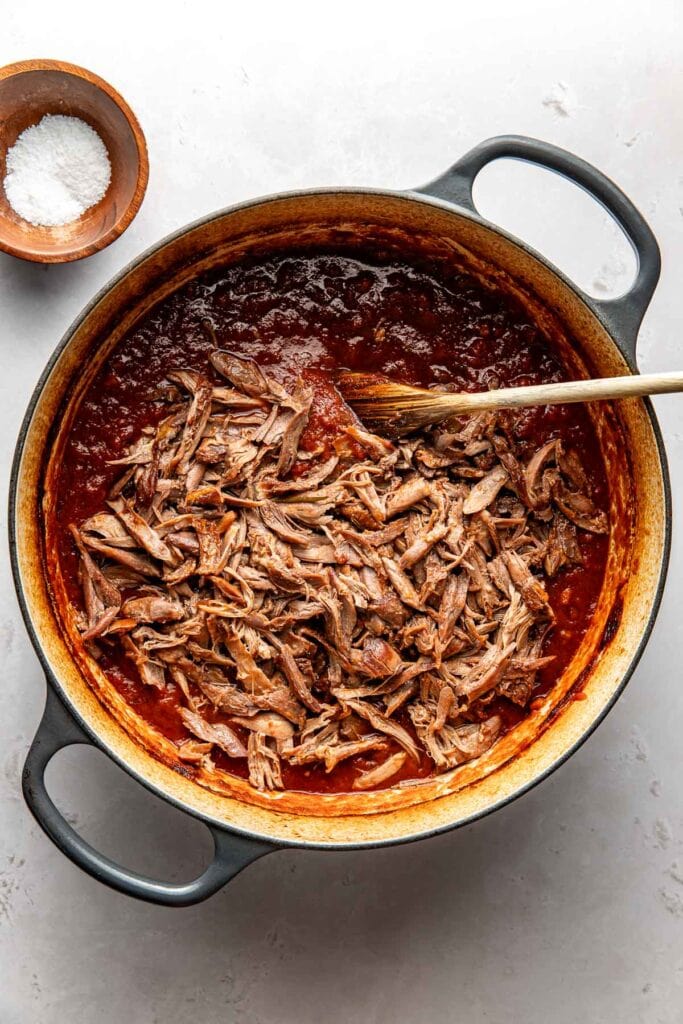 Spaetzle with Tender, Slow-Braised Duck Leg Ragu - Well Seasoned Studio
