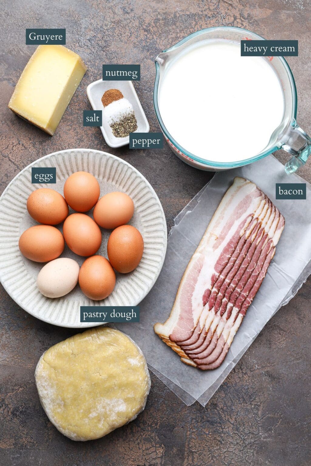 Impossibly Creamy Deep Dish Quiche Lorraine with Flaky Crust - Well ...