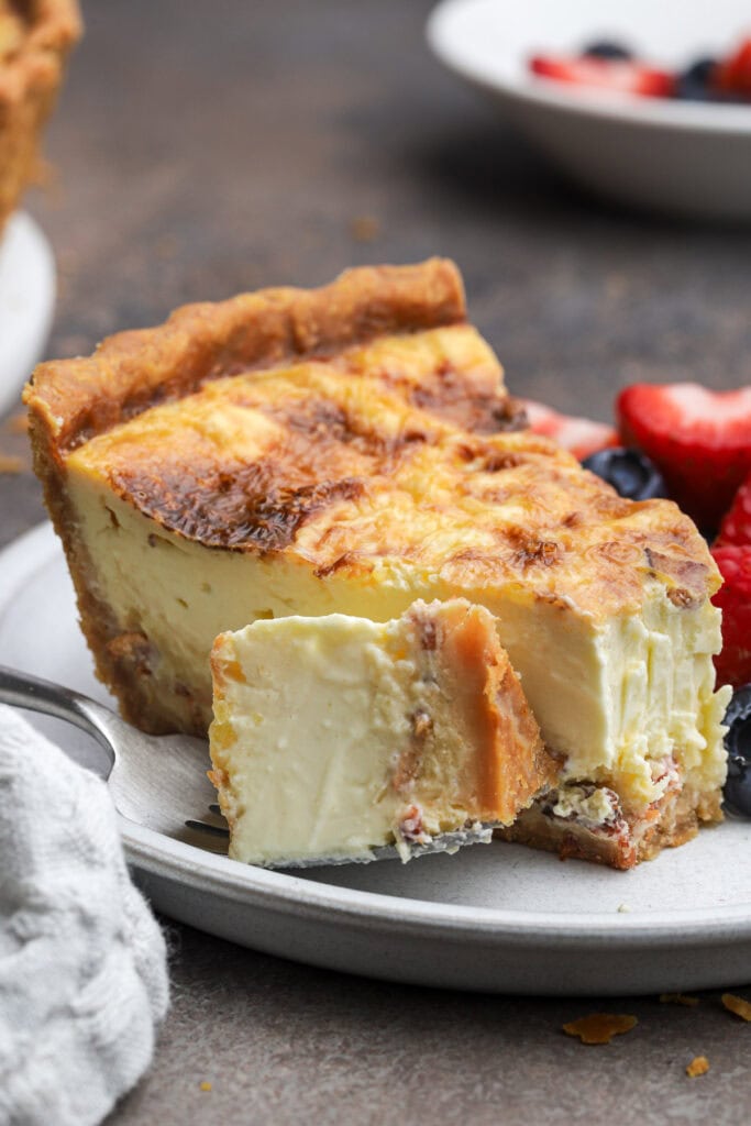 Impossibly Creamy Deep Dish Quiche Lorraine with Flaky Crust - Well ...