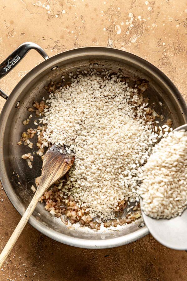 Creamy Mushroom Risotto with Lemon & Thyme - Well Seasoned Studio