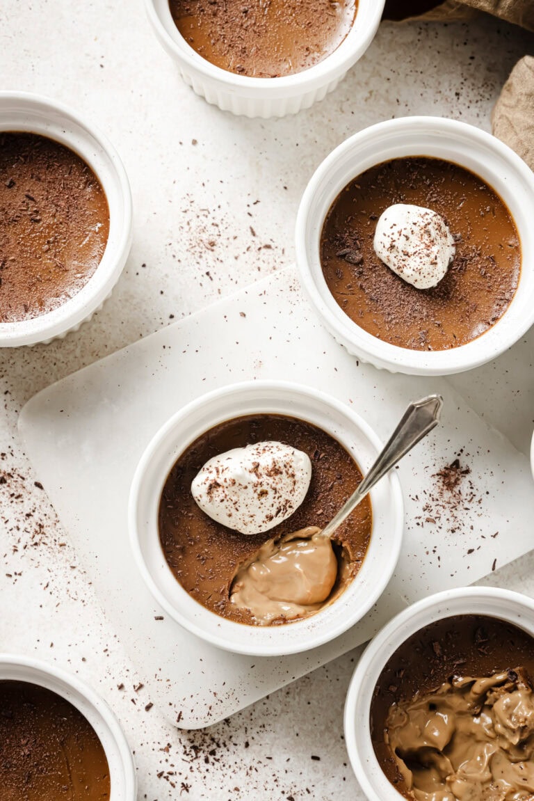 Luxuriously Silky Espresso Pots de Crème - Well Seasoned Studio