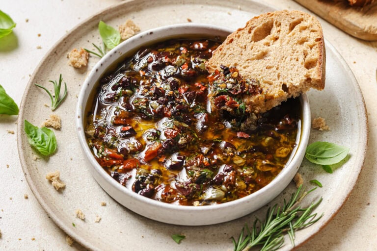 How to Make a Restaurant-Worthy Bread Dipping Oil at Home - Well Seasoned Studio